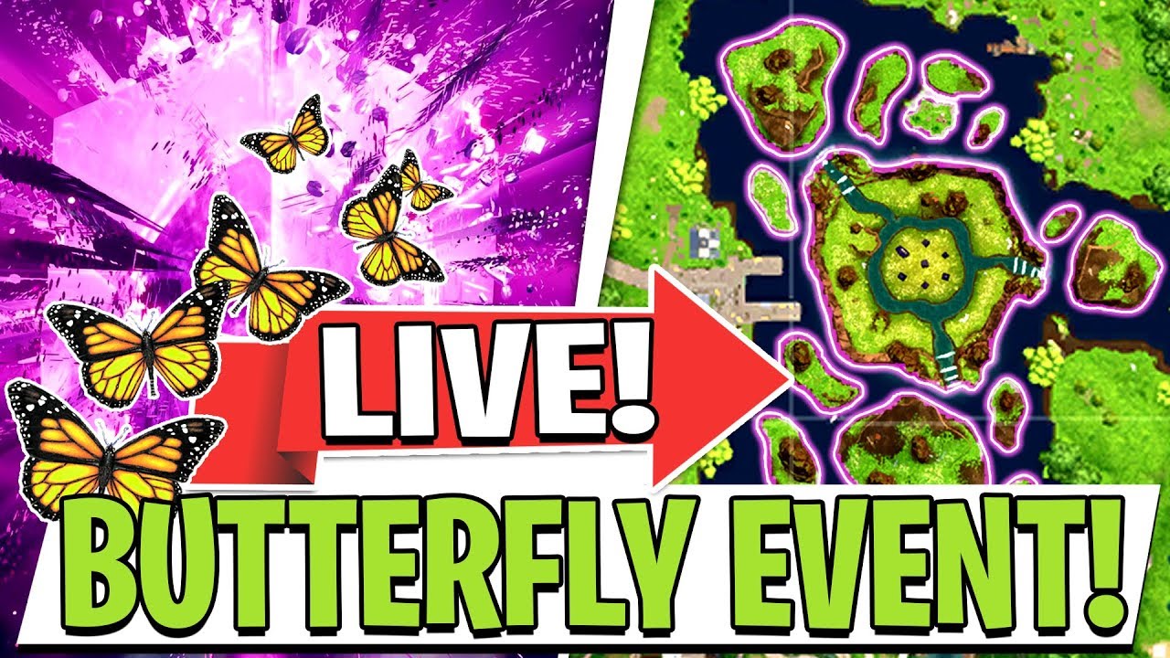 Das FINALE BUTTERFLY LIVE EVENT in Fortnite Battle Royale - YouTube