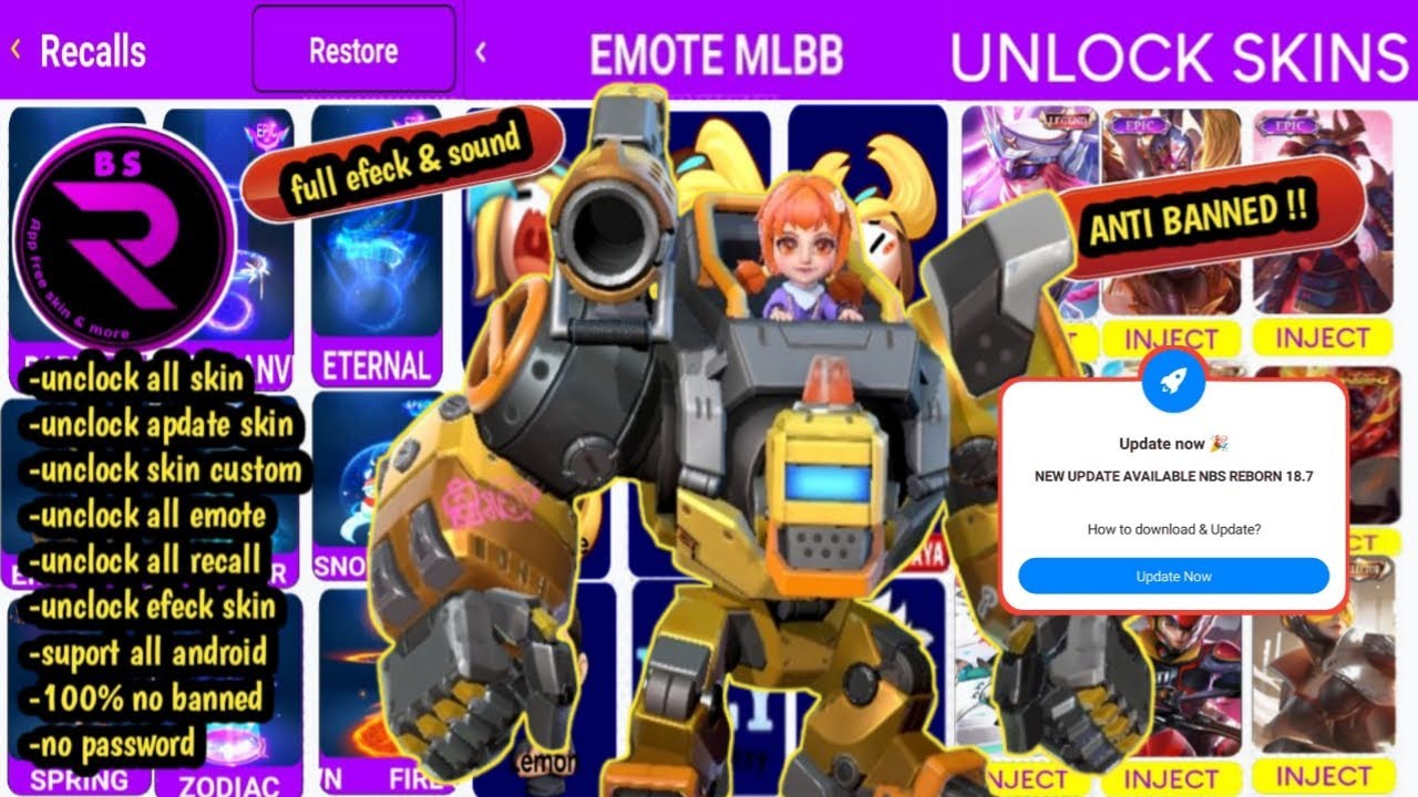 UPDATE GAMEPLAY SEOSEN SKIN JAUHEAD APK SCRIPT SKIN MLBB 2024 NO BAN ...