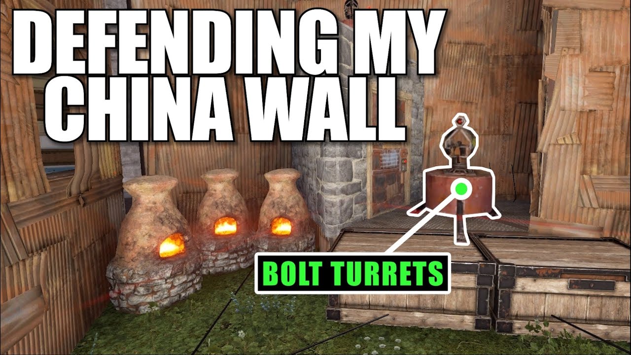 DEFENDING MY SOLO CHINA WALL BASE FROM A CLAN | Solo Rust (4 of 4 ...