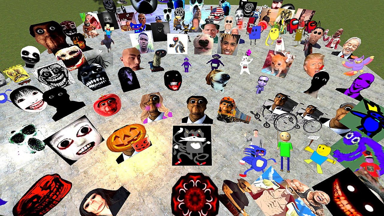 NEW ALL JUMPSCARES ROBLOX DOORS in GARRY'S MOD! - YouTube