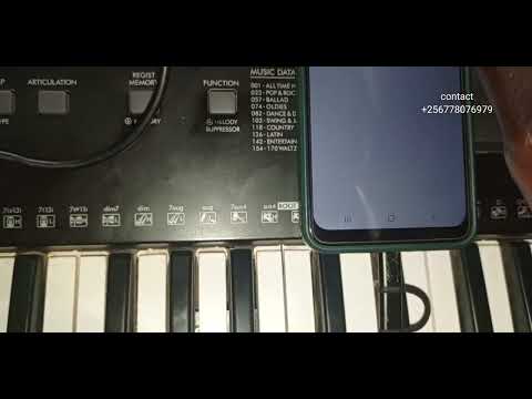 How to load beats in  Yamaha psr e373, 353, 363 etc using Phone (without computer)