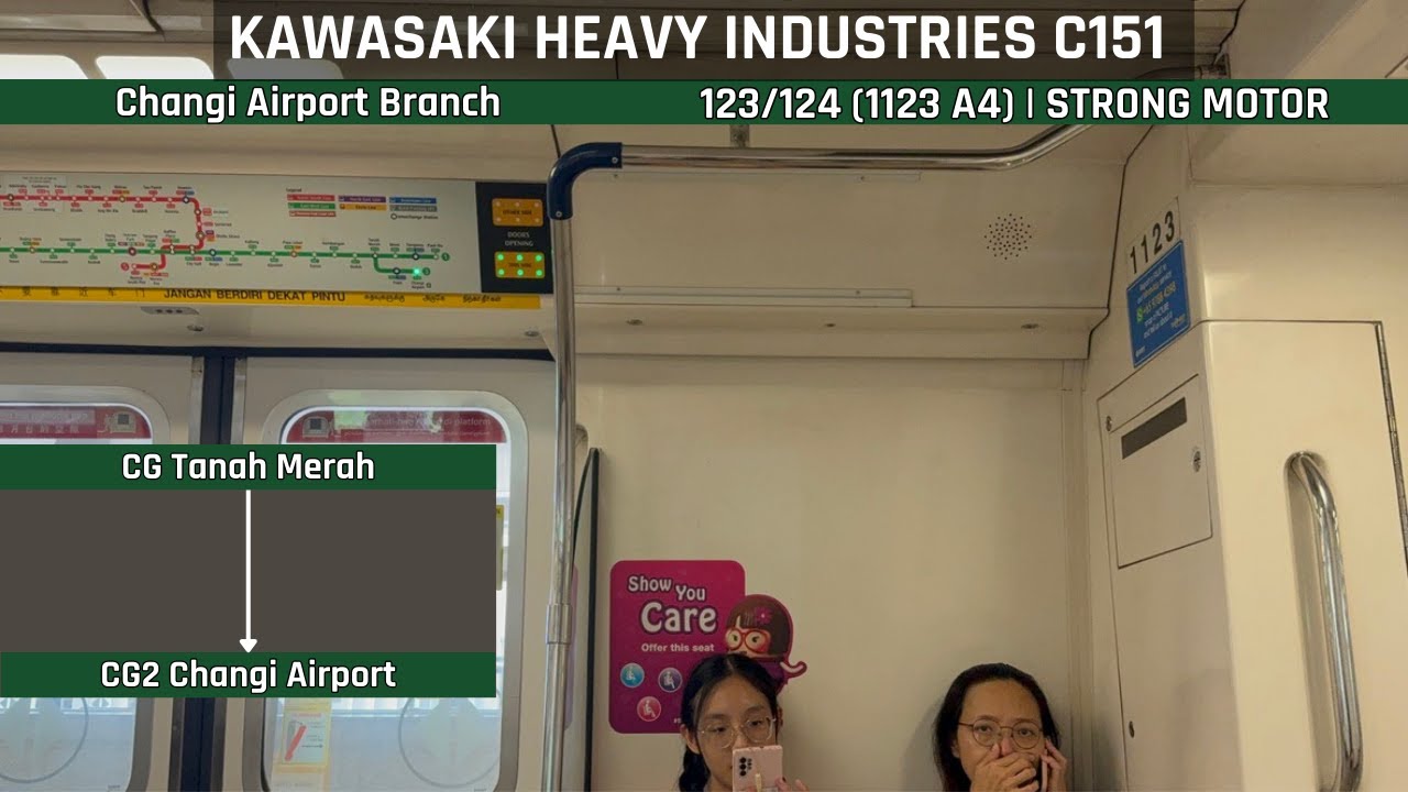 🔥 [Before New CGL Chime] 🟢 KHI C151 (123/124) [Tanah Merah → Changi ...