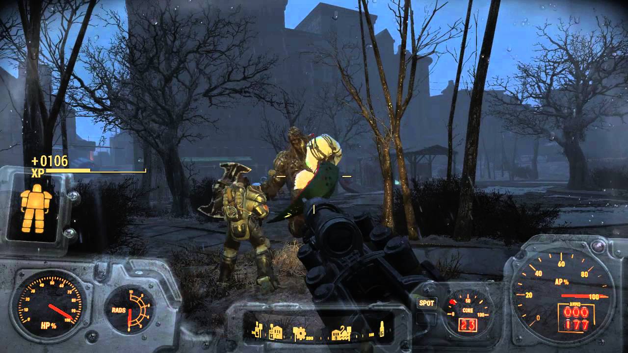 Swan Giant Monster Location Fallout 4 - YouTube