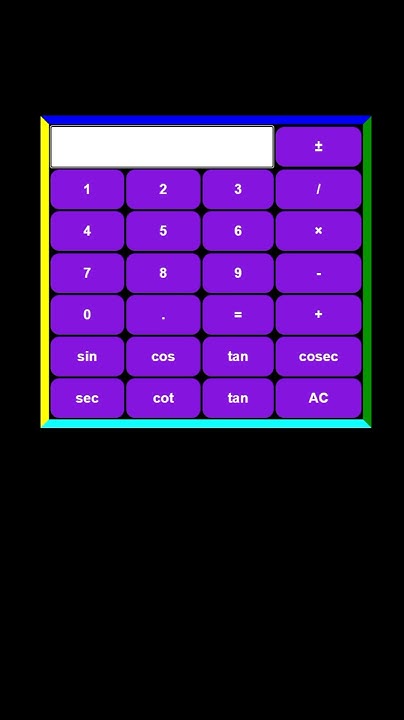 Mrtutorialsgyan U9s Html And Css Coding Calculator Html Css Coding Webdesign Codelife