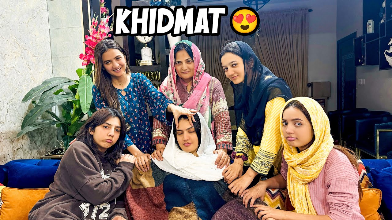 SAB BEHNO SY KHIDMAT KERWAI 😇 | Mama Ny Special Iftari Banai 😍 | Areeb ...