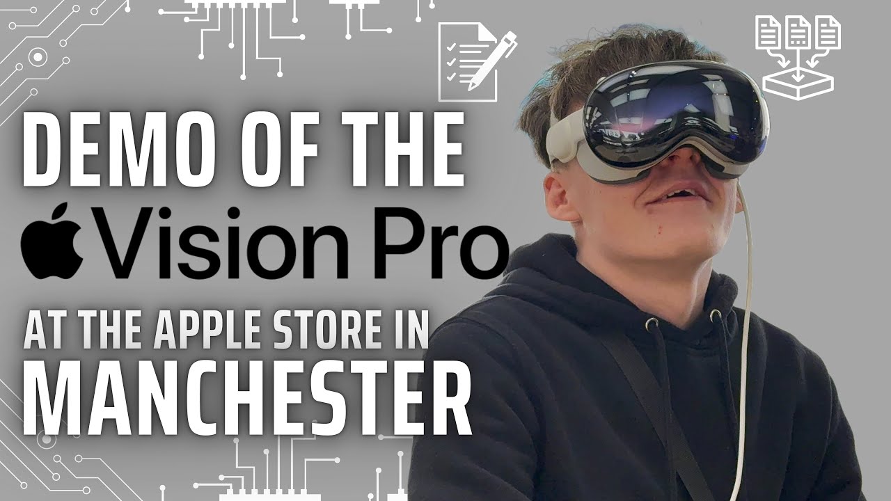 APPLE VISION PRO DEMO AT THE APPLE STORE, MANCHESTER. - YouTube