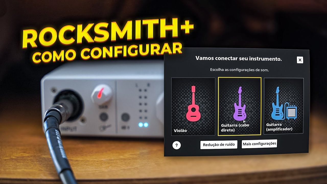 Como Configurar o Rocksmith+ | Guitarra, Violão e Baixo | Rocksmith+ ...