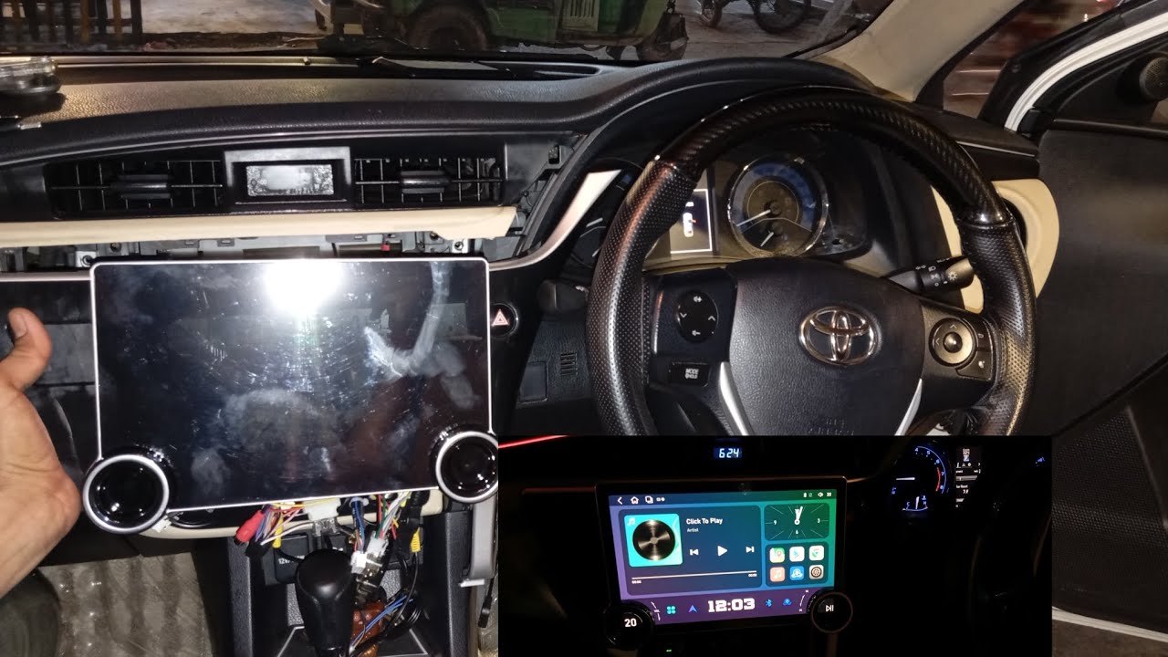New look android, 12 inch car screen , Toyota Gli @maxaudiopro # ...