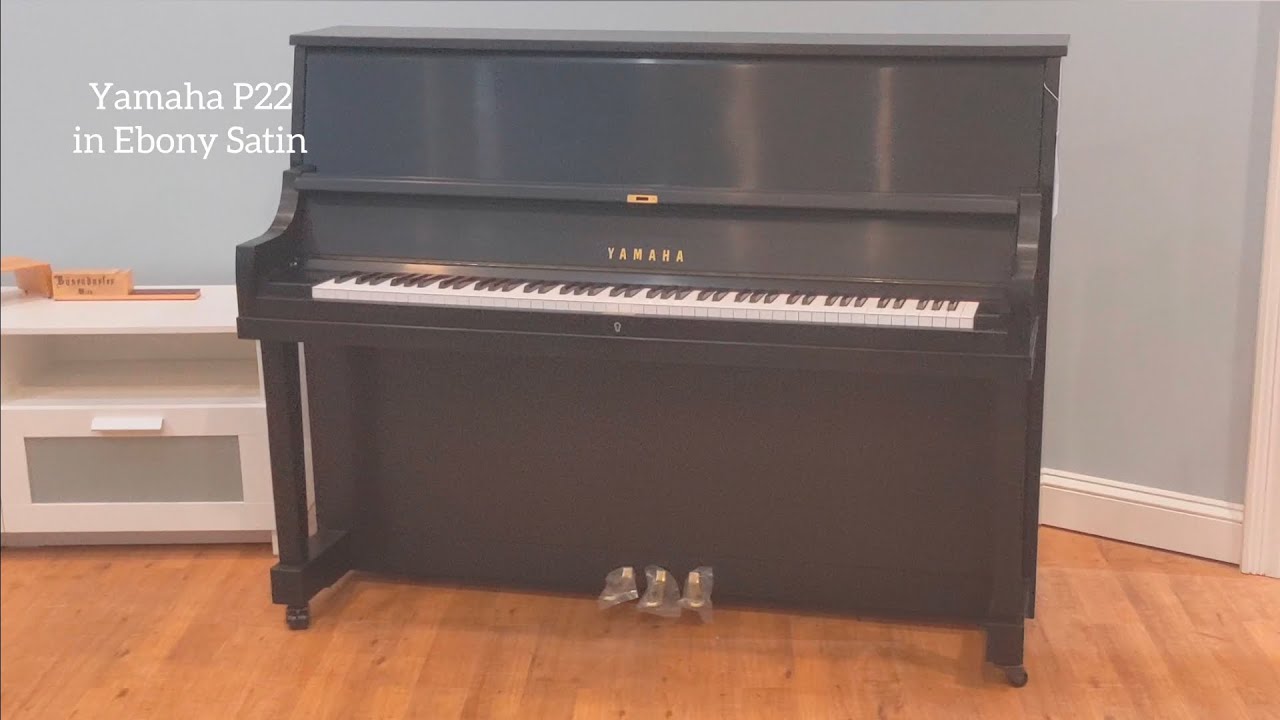 Yamaha P22 in Ebony Satin - YouTube