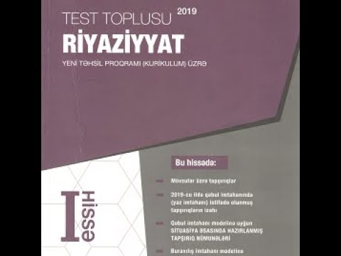 Riyaziyyat Yeni Toplu-1 | Üçbucaqlar- 12 (Bərabəryanlı, Bərabərtərəfli üçübucaq ) | [Video 181 |239]