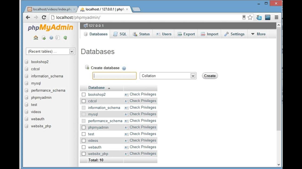 Tutorial PHP 17 - MySQL - Creando la BD y las tablas - YouTube