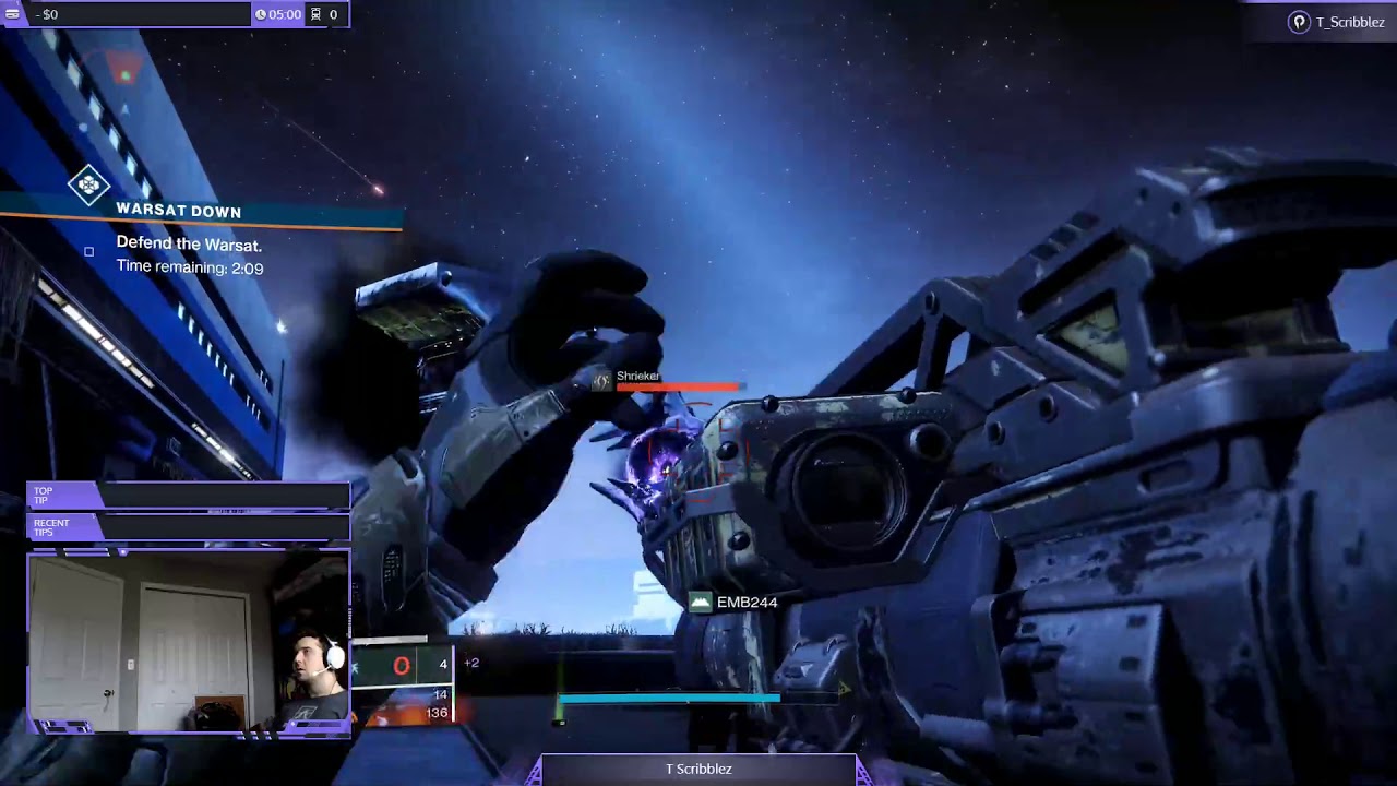 Highlight: Destiny 2 - Hmm.... Can't hit the broad side of a Shrieker ...