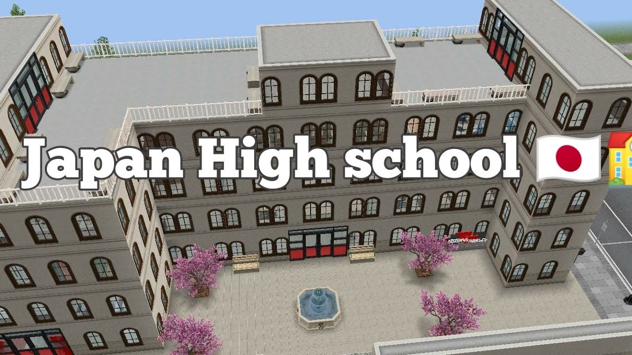 The Sim free play Japanese High school 🇯🇵🏫👩‍🏫 Live Tour ️ - YouTube