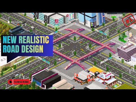 TheoTown Tutorial | New Realistic Road Design 🛣️ | Part 1 - YouTube