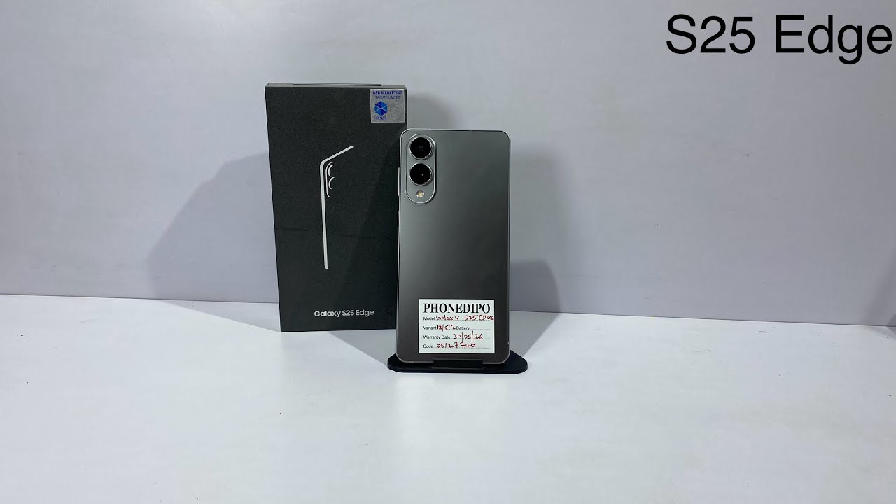 Galaxy S25 Edge,12/512GB Open box Condition - YouTube