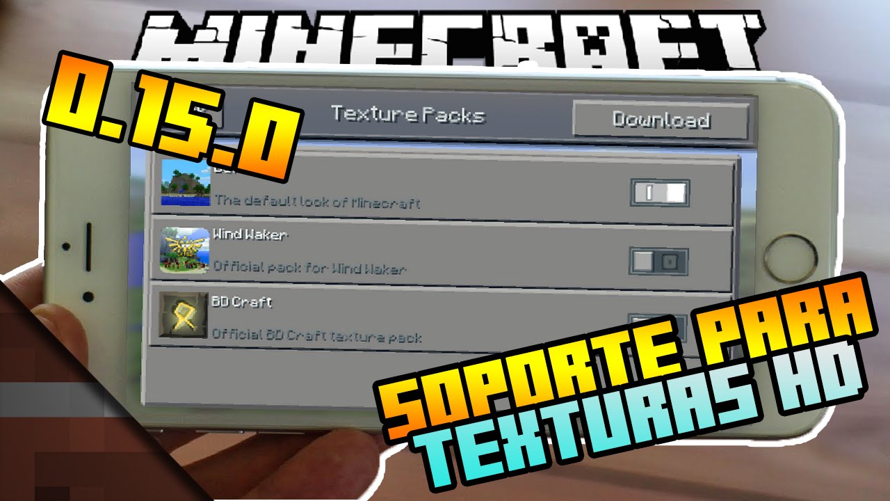 Noticias Minecraft PE (Pocket Edition) 0.15.0 | Soporte Texturas HD ...