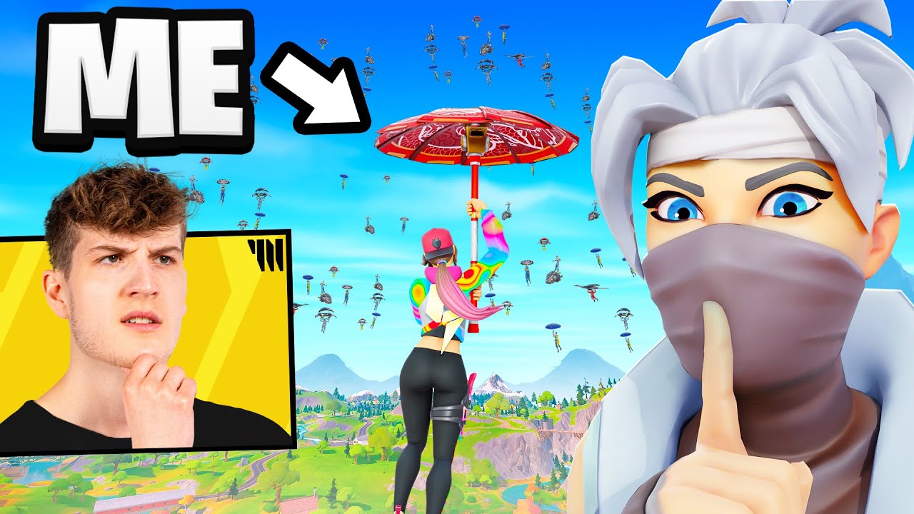 I Went UNDERCOVER in Overstrand's Fortnite Tournament - YouTube