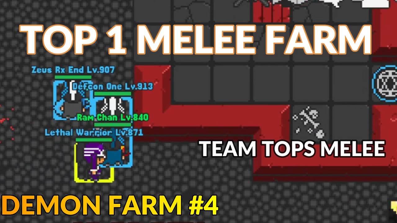 DEMON FARM #4 TOP 1 MELEE | Rucoy Online - YouTube