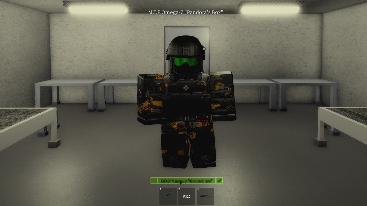 Roblox SCP M.T.F Omega-7 "Pandora's Box" (Avatar Build) - YouTube