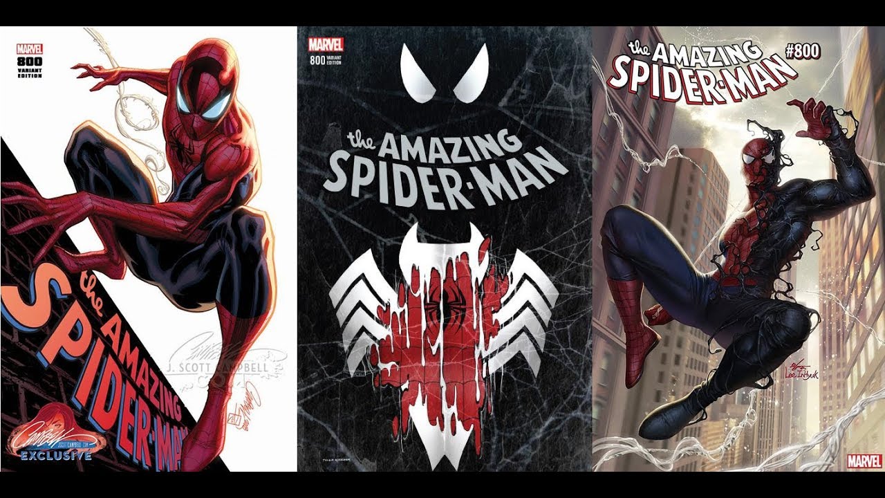 Amazing Spider-Man 800 Variant Explosion! - YouTube
