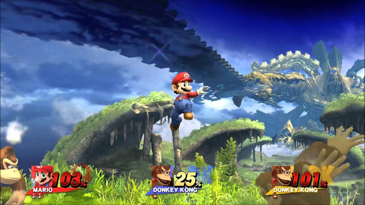 Super Mario Double Dunk [Super Smash Bros. For Wii U] - YouTube