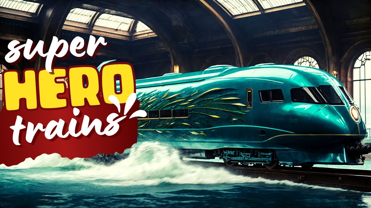 Futuristic Superhero Trains: A Glimpse into the Marvelous Railways of ...