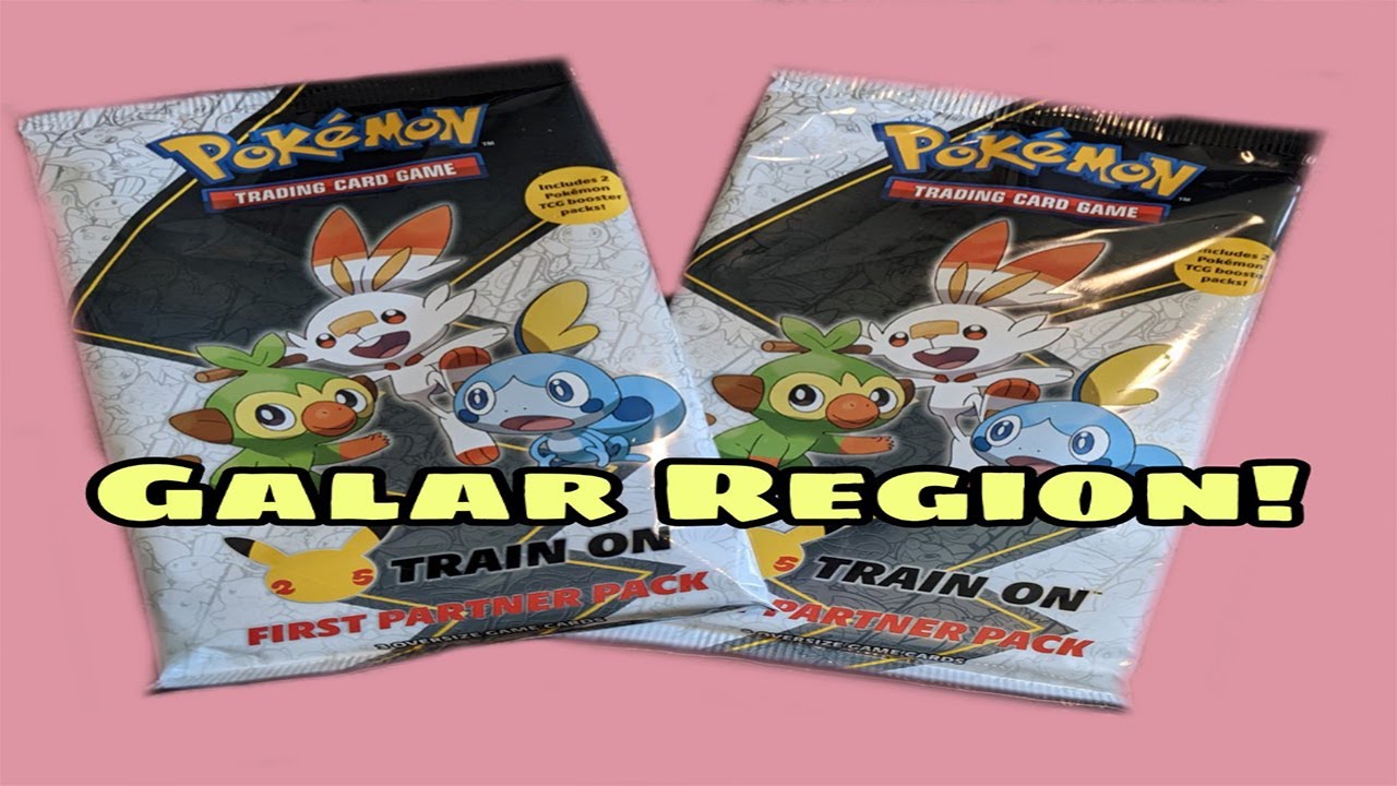 POKÉMON FIRST PARTNER PACK OPENING #1 - Galar Region! - YouTube