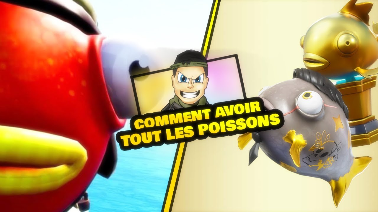 COMMENT AVOIR TOUT LES POISSONS DE FORTNITE (Facilement) - YouTube