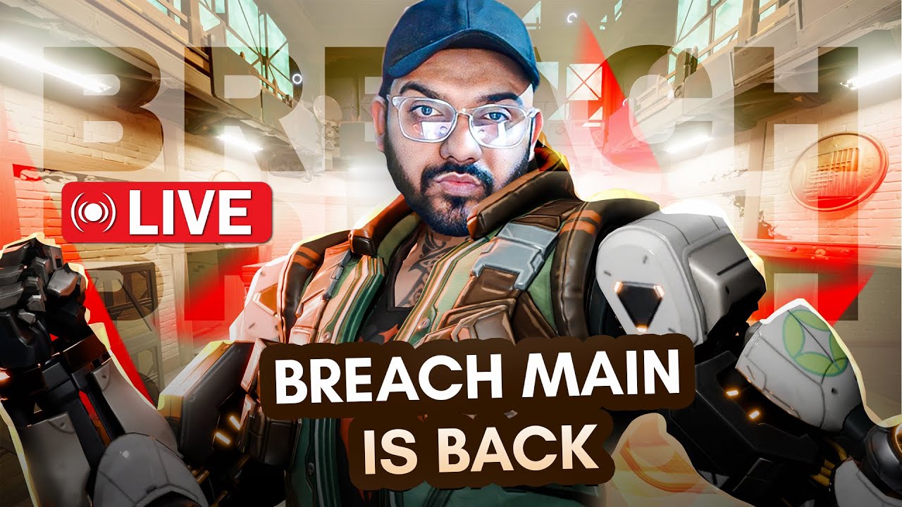 Breach only fun & chill plays | Valorant INDIA Live - YouTube