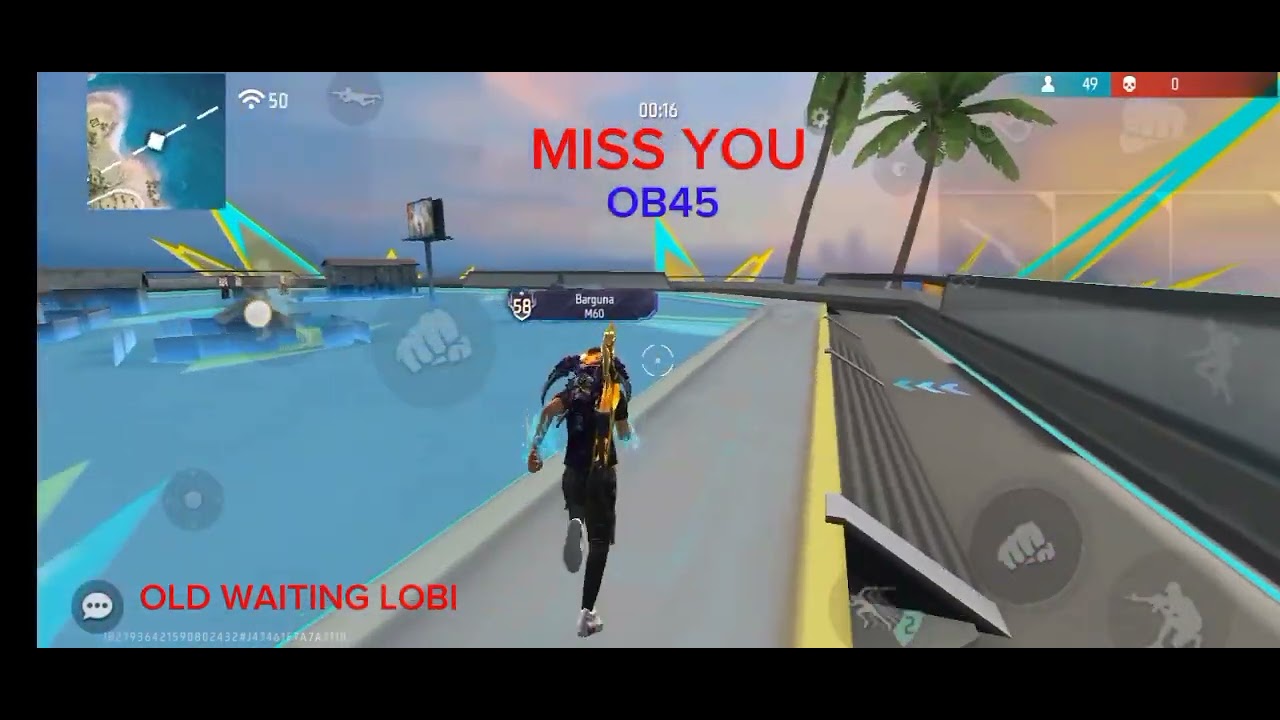 Free Fire Old Waiting Lobi In OB45 update | July 2024 ar Somoyer lobi ...