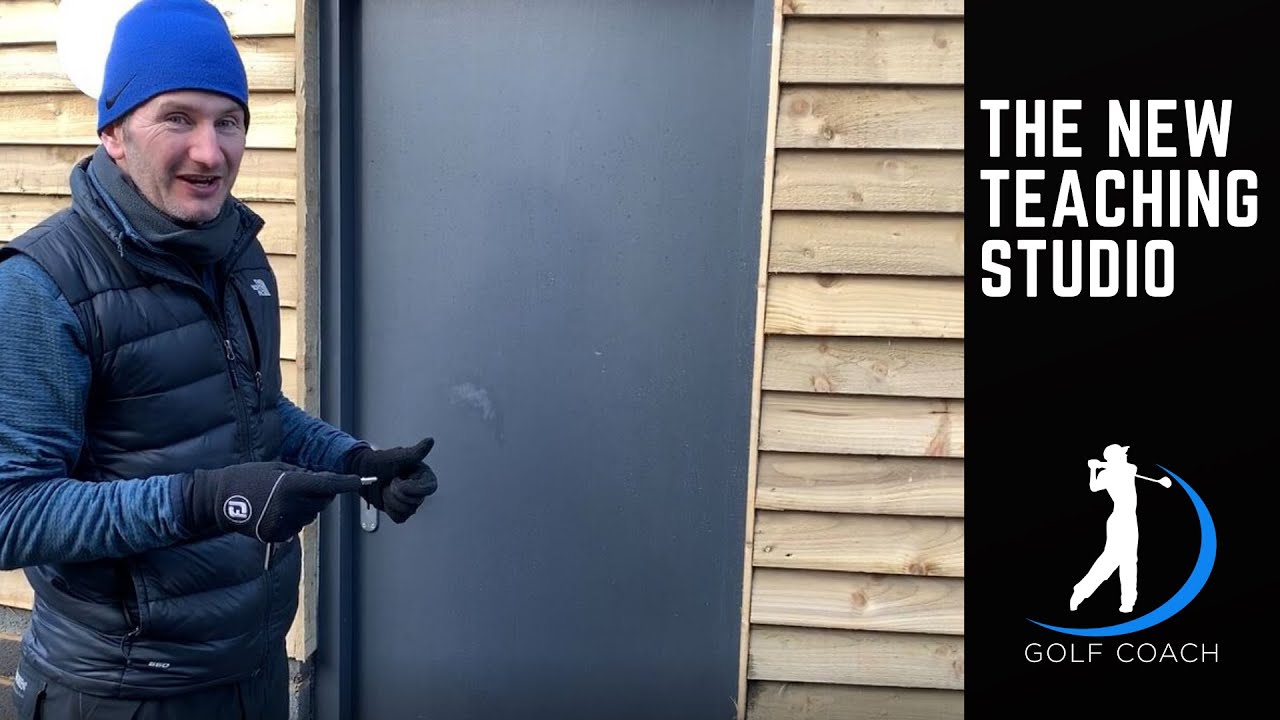 My First Glimpse of the New Golf Teaching Studio - YouTube