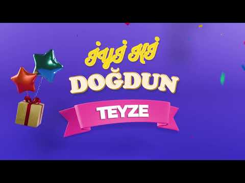 Teyze Doğum Günü Şarkısı 🎂 | İsme Özel İyi ki Doğdun teyze