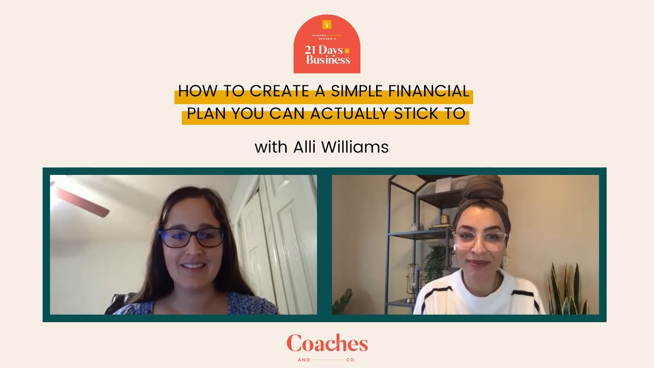 21 Days of Business: How to Create a Simple Financial Plan You Can ...