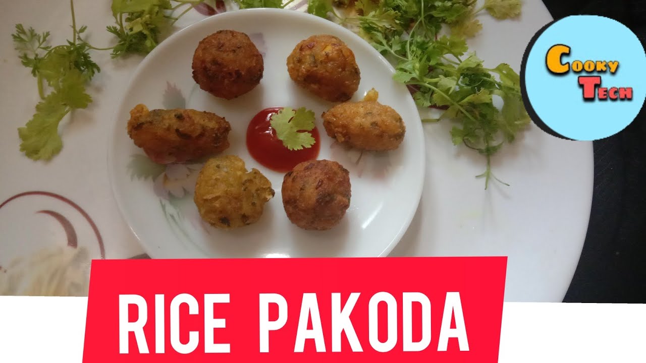 How to make Rice Pakoda? What to of leftover rice? Shilla bhaaat che ...