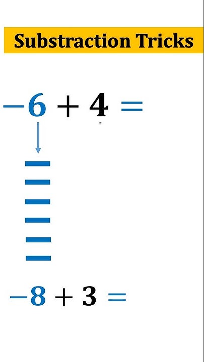#Shorts Amazing Subtraction Trick | Maths Skills | Subtraction Trick #Youtubeshorts #mathtrick ...