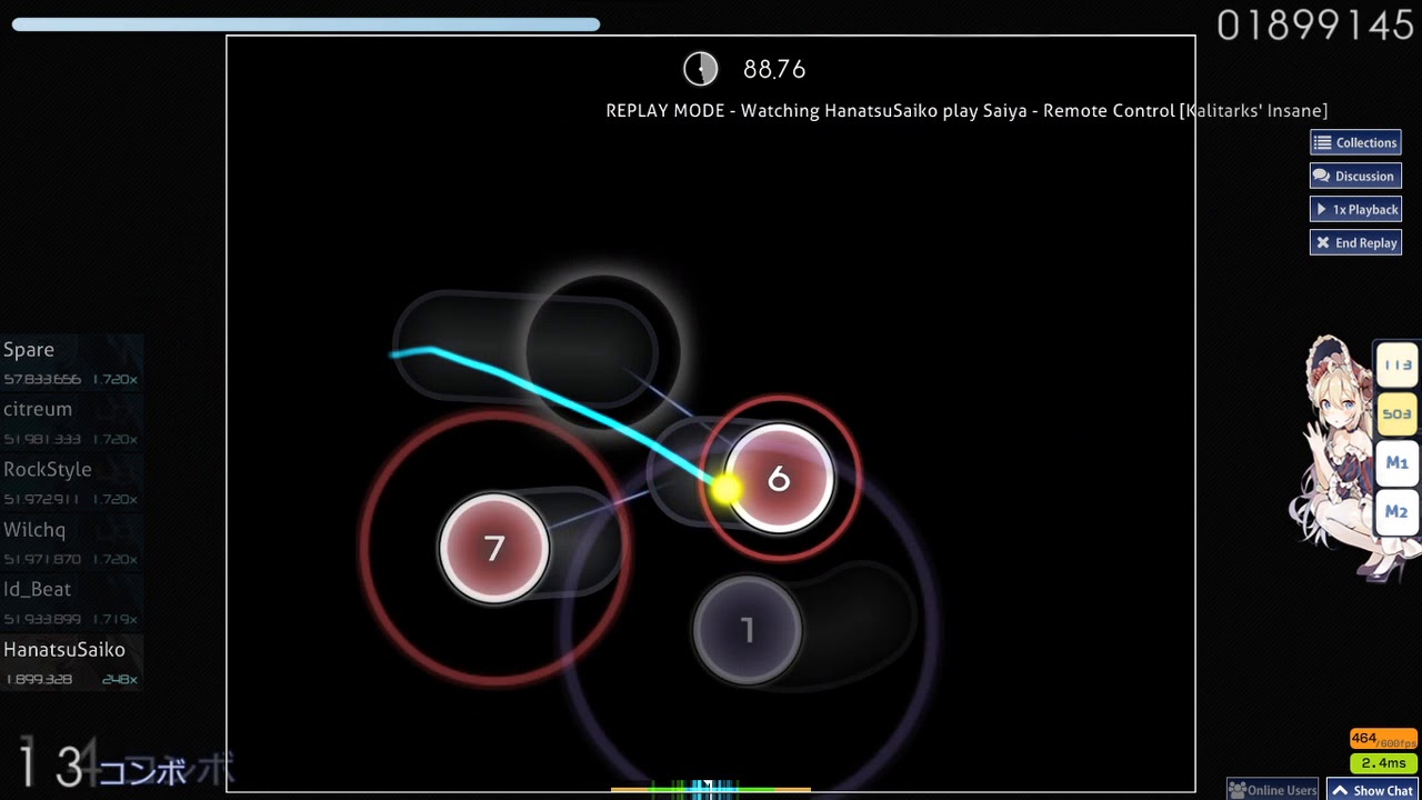 Osu with my mouse - YouTube