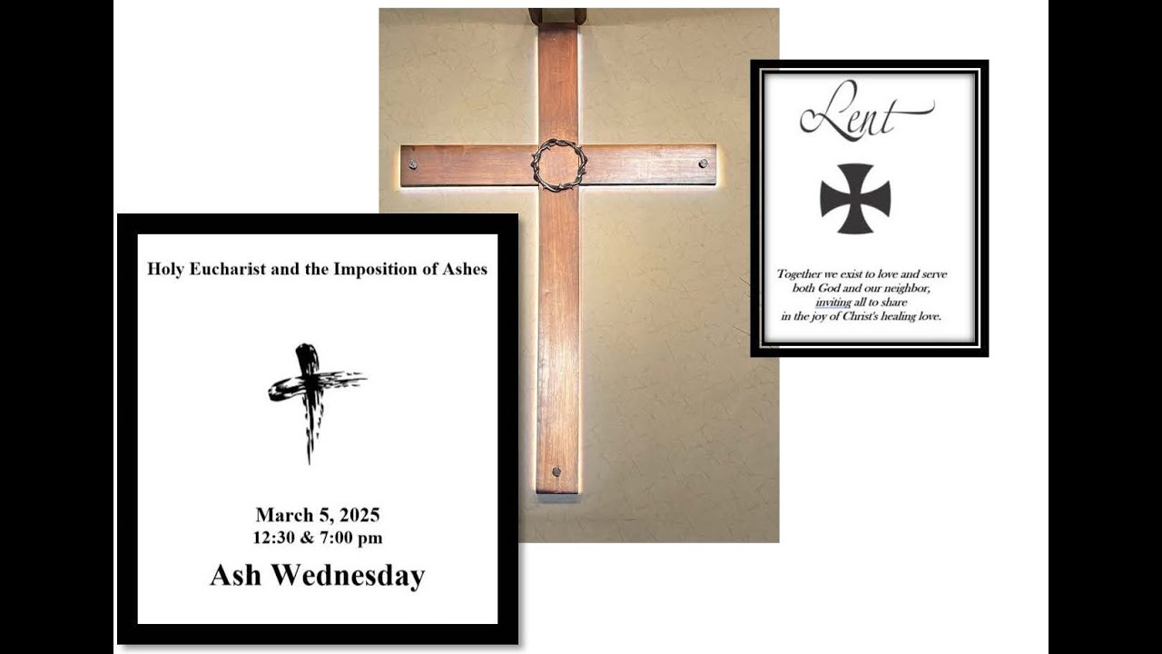 Ash Wednesday Holy Eucharist and the Imposition of Ashes - YouTube