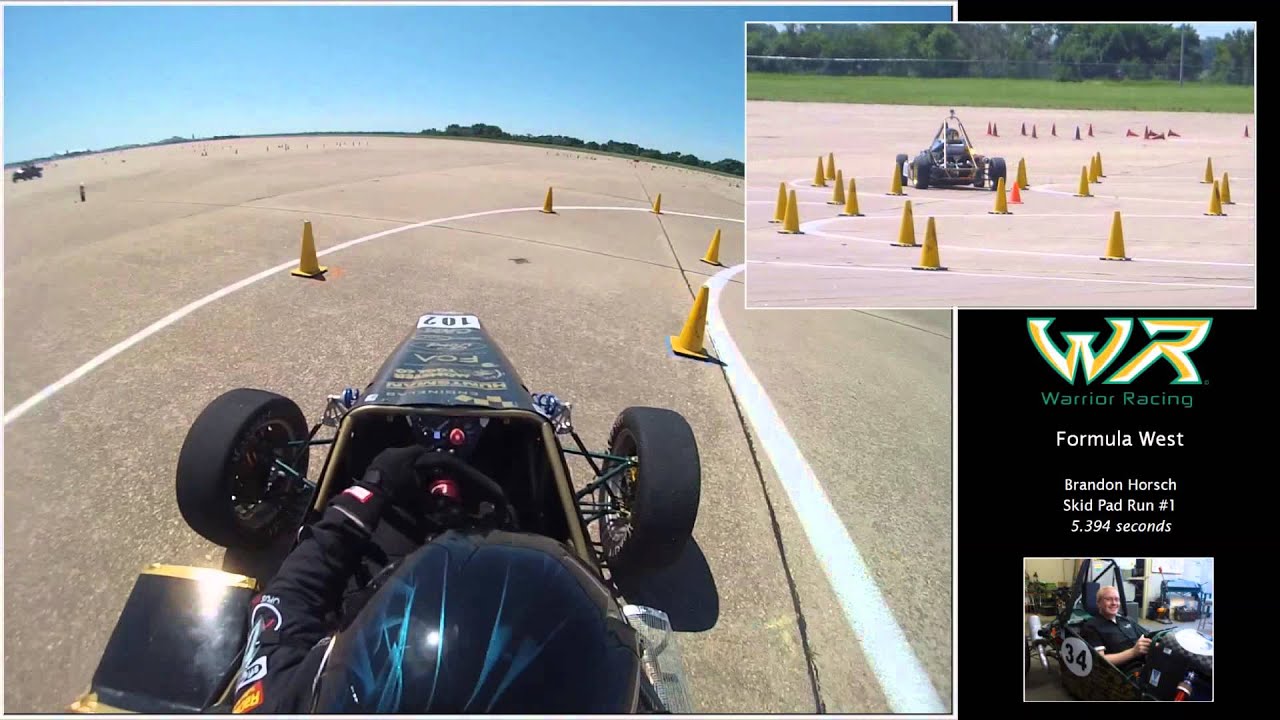 Wayne State Formula SAE Warrior Racing 2015 Dynamic Event Footage - YouTube