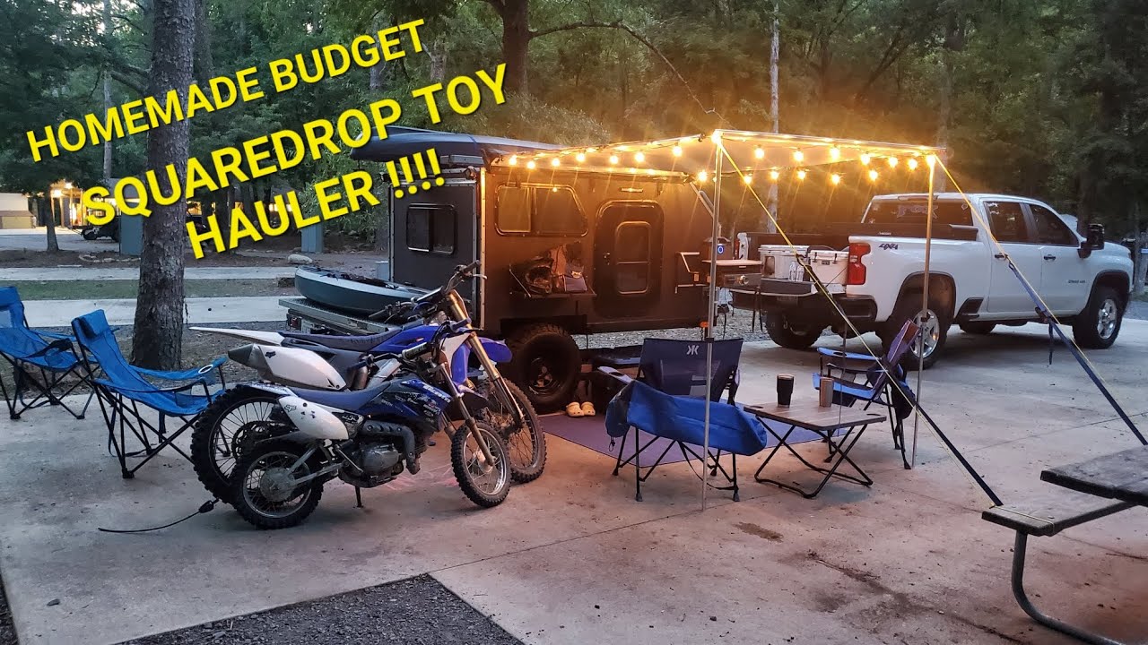 DIY overland squaredrop camper budget build micro off road TOY HAULER ...