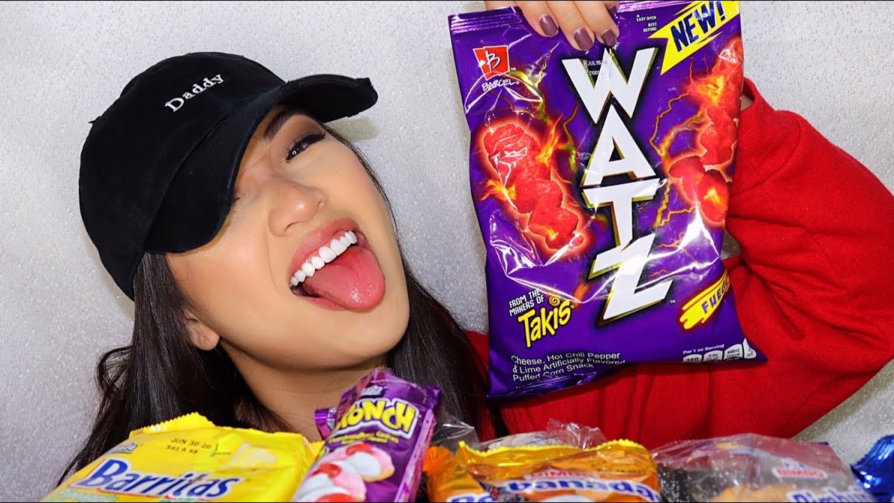 Taste Testing Mexican Snacks - WATZ Takis NEW - YouTube