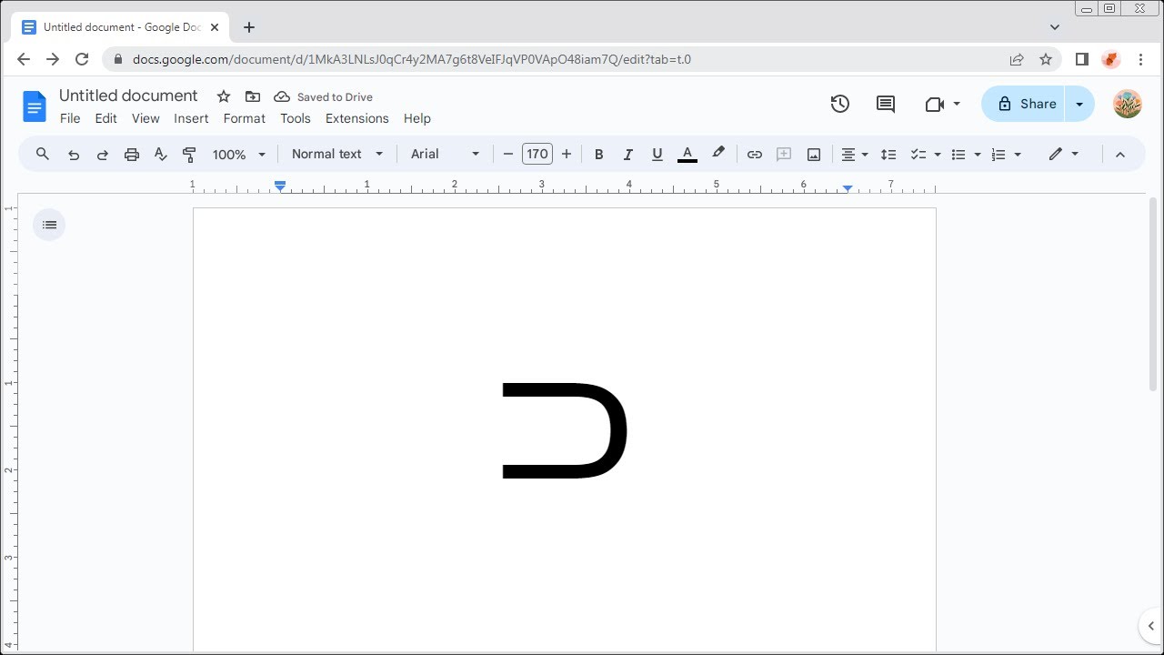 How to Insert the SUPERSET OF Symbol in Google Docs - YouTube