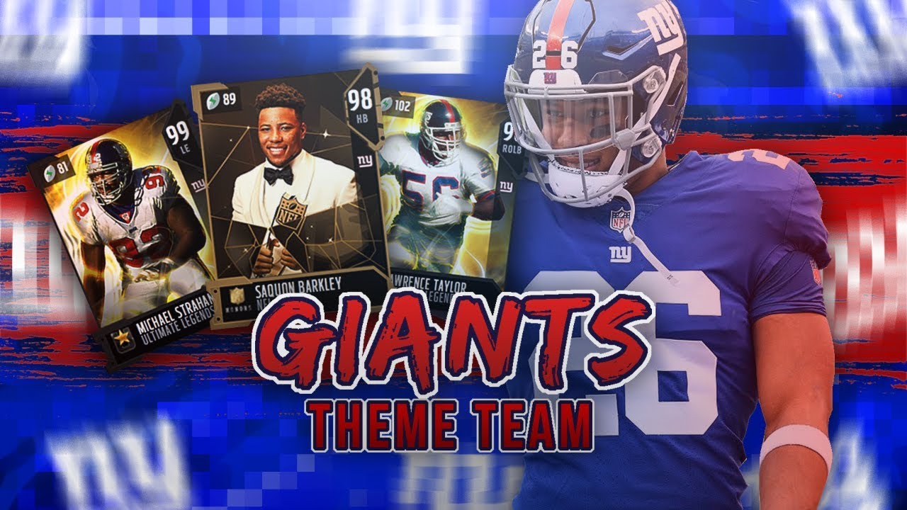ALL-TIME NEW YORK GIANTS! | MADDEN 19 ULTIMATE GAMEPLAY! - YouTube