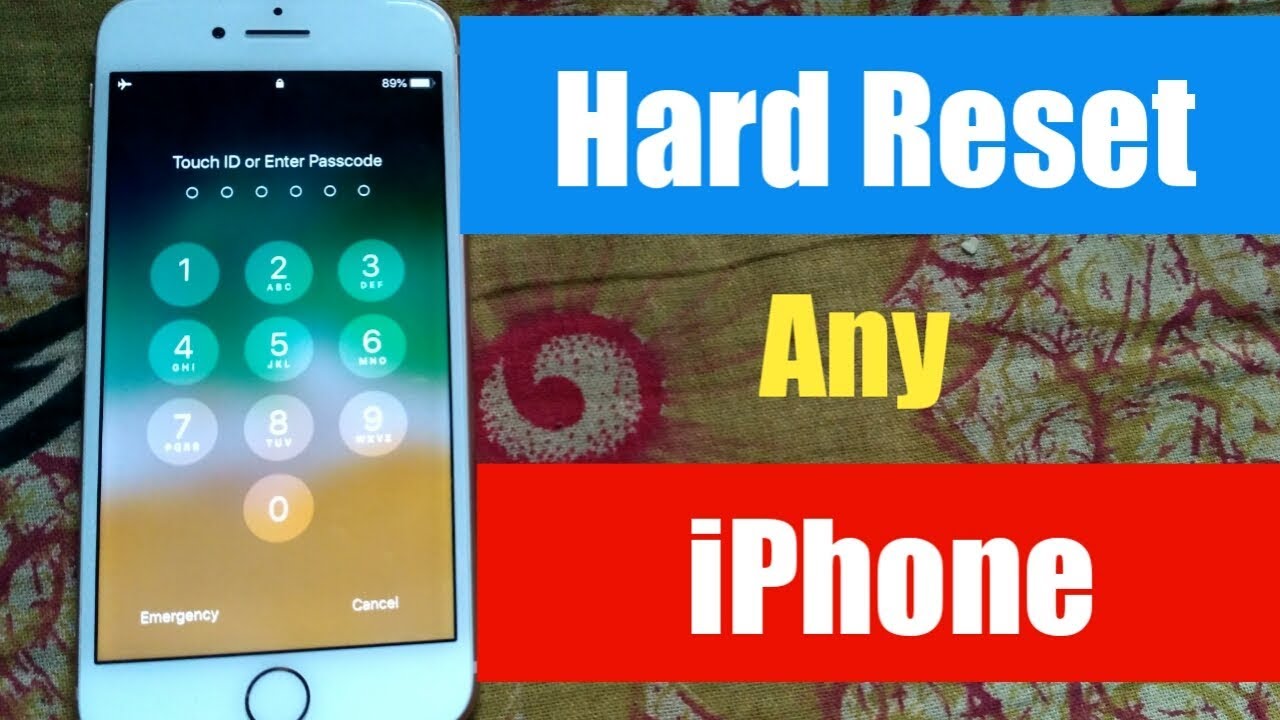 Hard Reset Or Restart Any iPhone | Force Restart Or Hard Reset iPhone 8 ...
