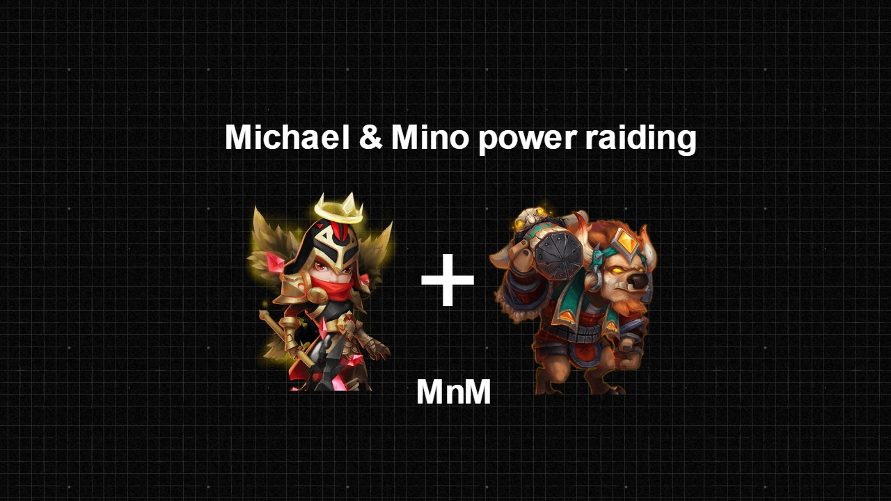Castle Clash - Michael + Mino smashing bases! - YouTube