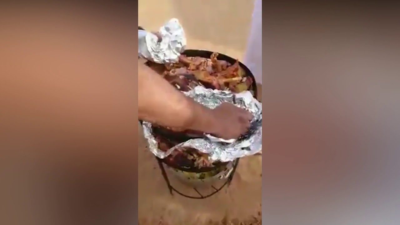 Madfoon Arab Dish - طبق مادفون عربي | KSAviral - YouTube