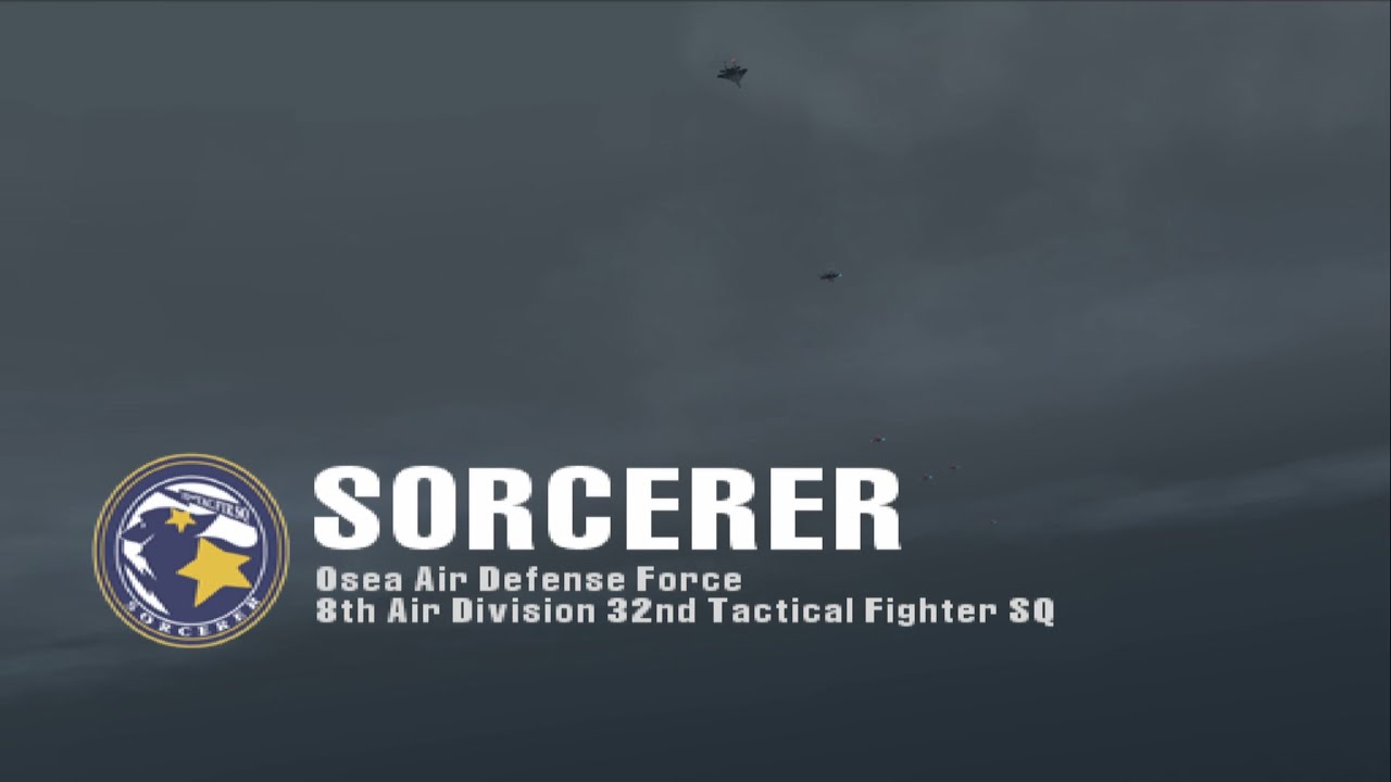 【エースコンバットZERO】M16 vsソーサラー隊【F15 S/MTD】 - YouTube