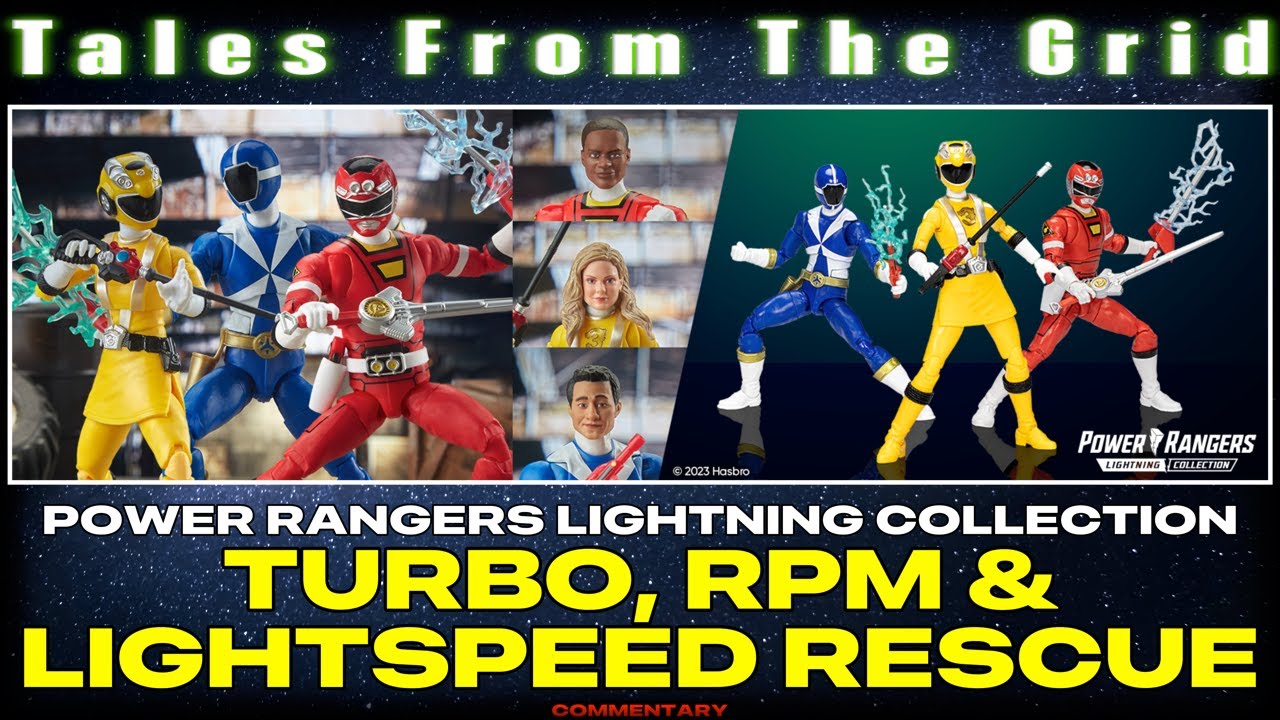 Power Rangers Lightning Collection Turbo, RPM & Lightspeed Rescue ...