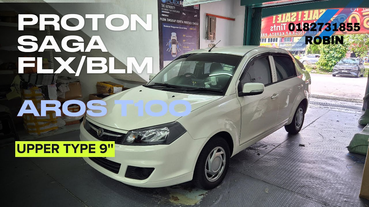 [AROS T100] PROTON SAGA BLM/FLX Upper type 9'' Android Car Player - YouTube