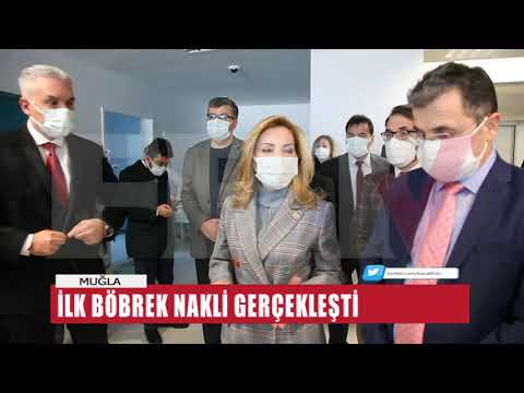 Muğla’da ilk böbrek nakli gerçekleşen Şahinkaya’ya ziyaret
