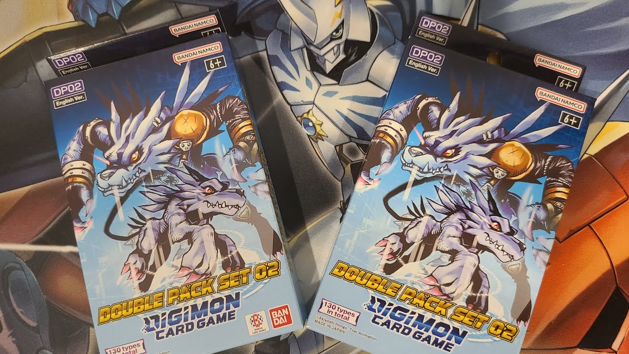 Digimon Card Game 2020 Double Pack Set 02 2nd unboxing - YouTube